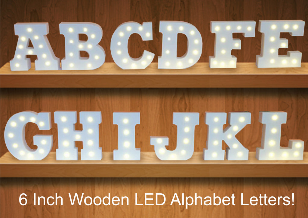 LED Stand Up Letters – WePersonalize
